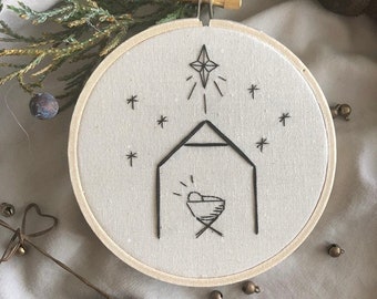Manger Embroidery Pattern - Etsy