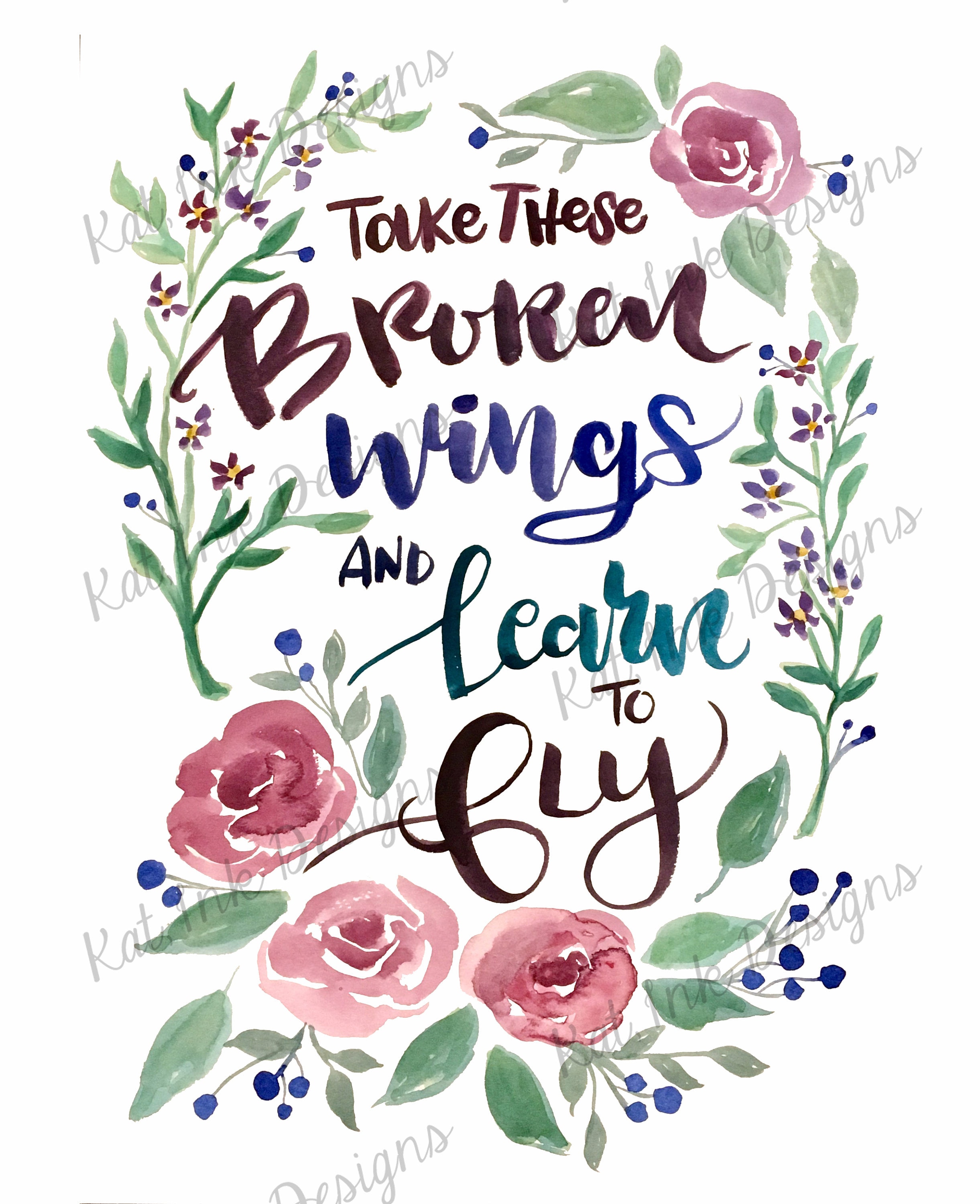 Beatles Song Lyrics Art Print Hand Lettered Song Lyrics Wall | Etsy