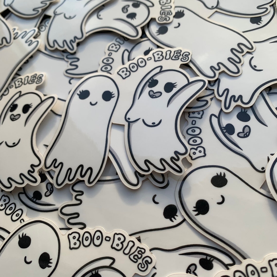 Ghost Sticker Boo Bies Lesbian Ghosts Etsy