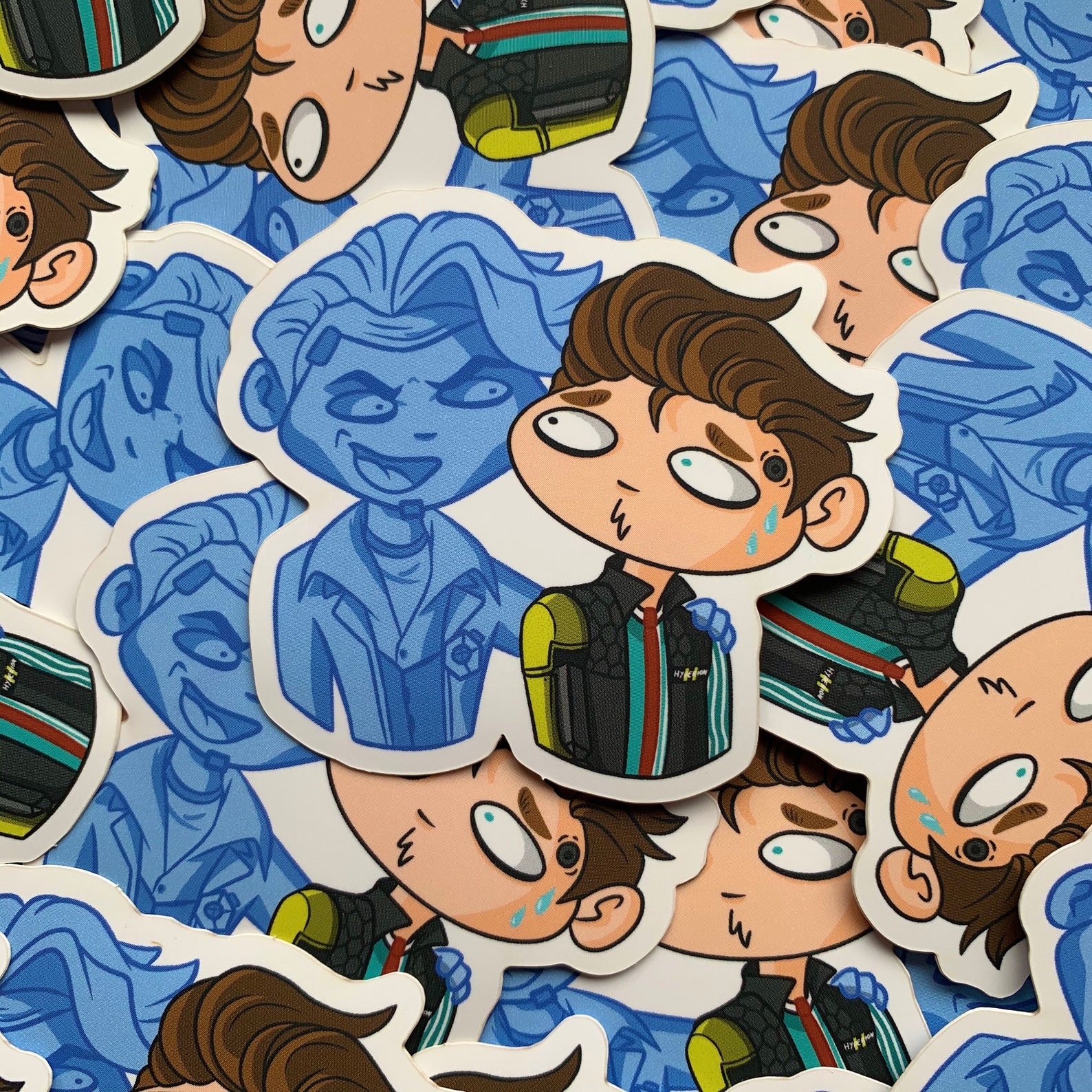 Borderlands Sticker Rhys Strongfork and Ai Handsome Jack - Etsy