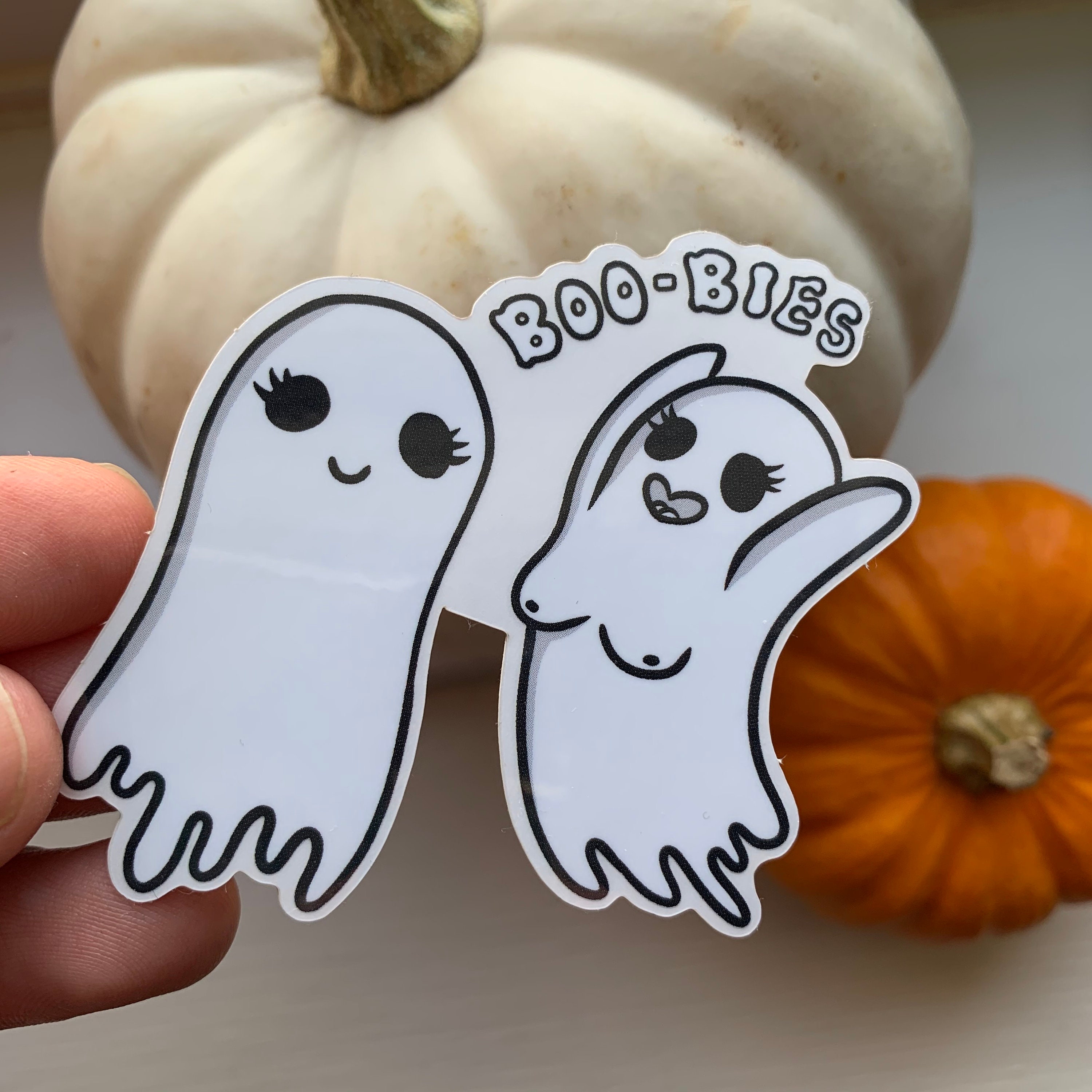 Ghost Sticker Boo Bies Lesbian Ghosts Etsy