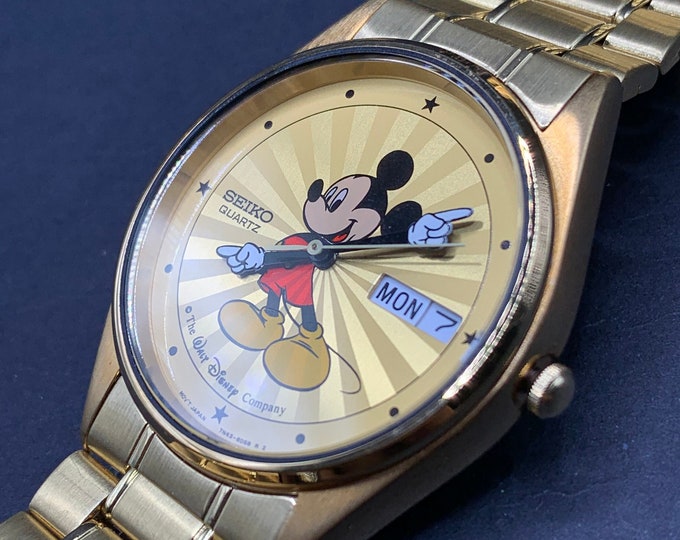 Vintage Seiko Mickey Mouse Watch - Etsy