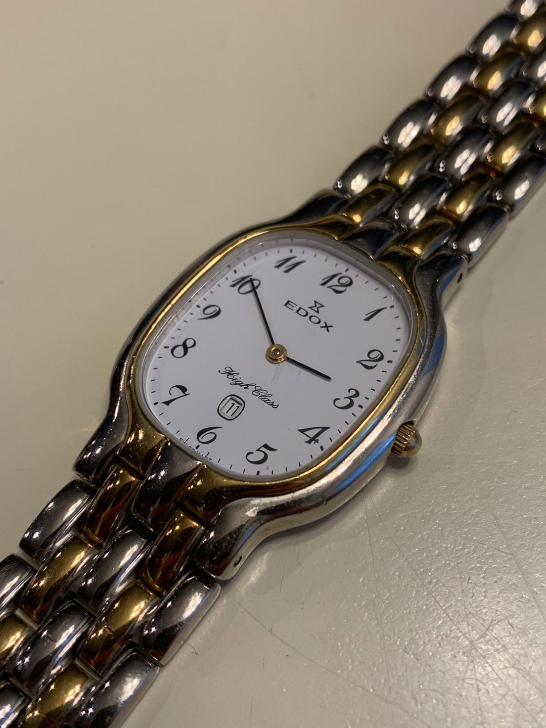 Beautiful Edox Thin Swiss Watch - Etsy