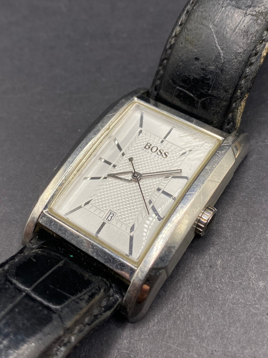 Montre carree Boss Hugo Boss Etsy France