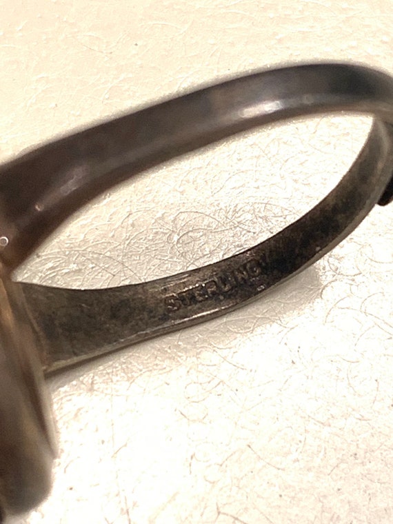 10 Vintage / Antique Sterling Silver Rings - Gem