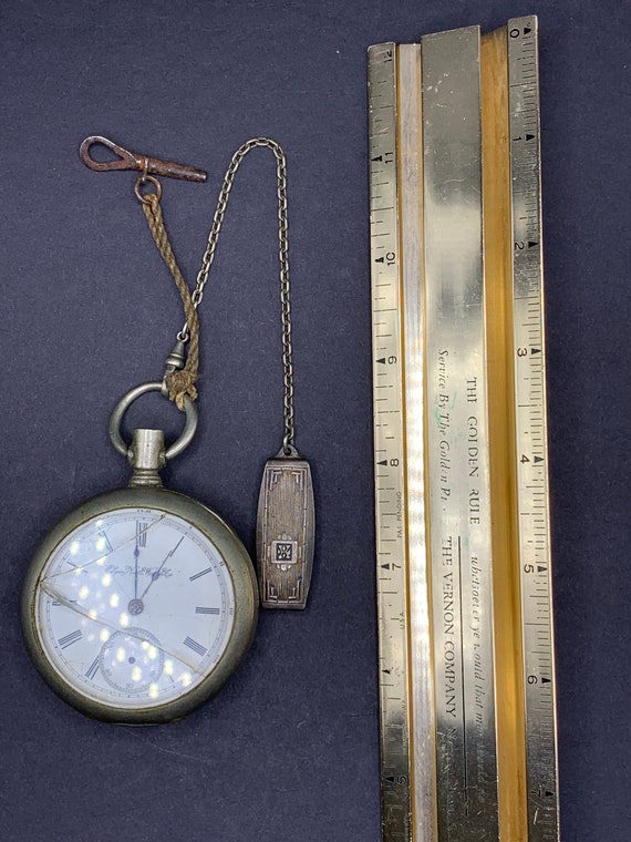 Elgin Pocket Watch with FOB and Key - Gem