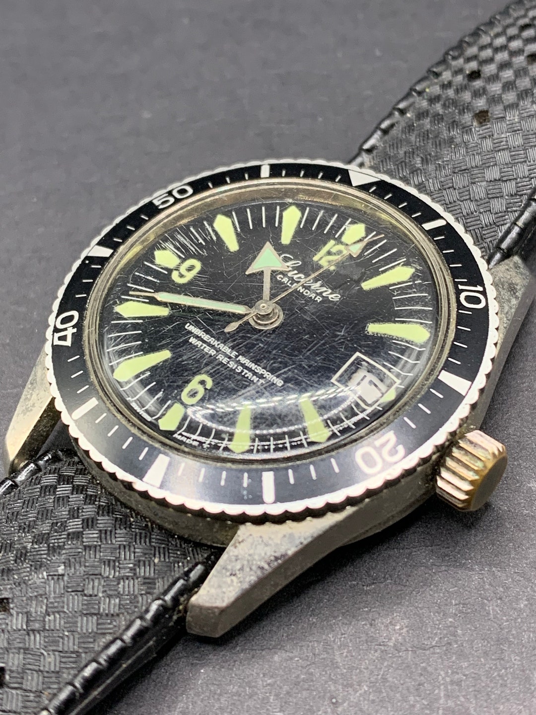 Vintage Lucerne Calendar Watch - Etsy