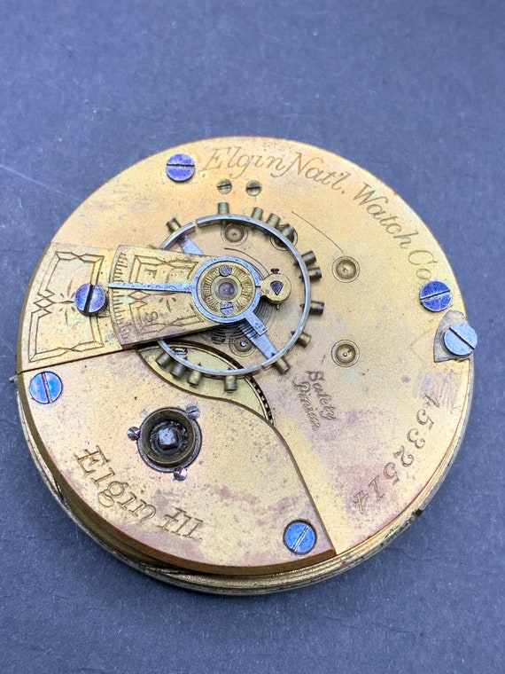 Elgin Pocket Watch with FOB and Key - Gem