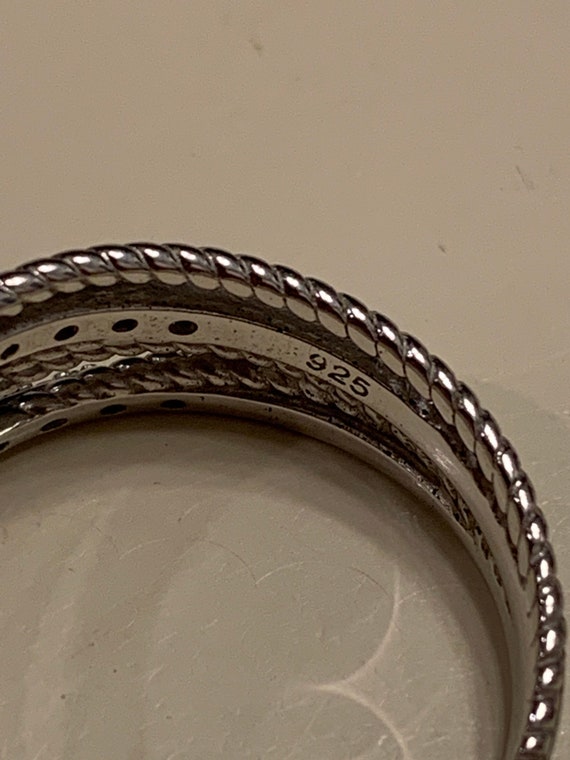 10 Vintage / Antique Sterling Silver Rings - Gem