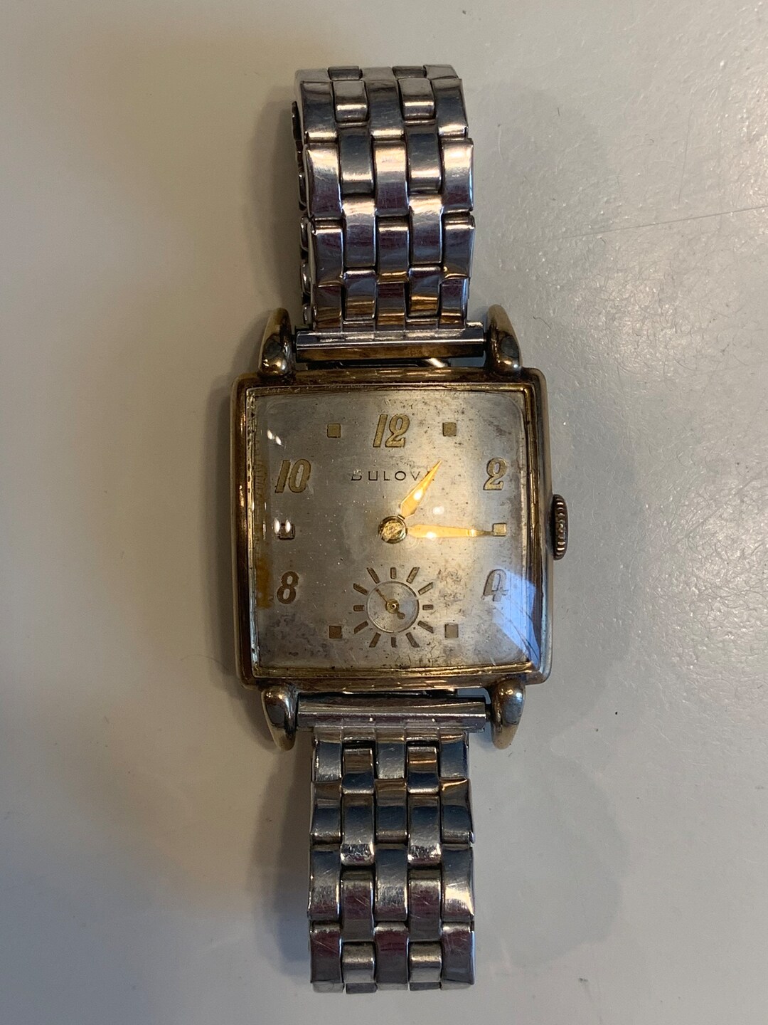 Vintage Bulova Square Watch Runs When Shaken for Restoration - Etsy