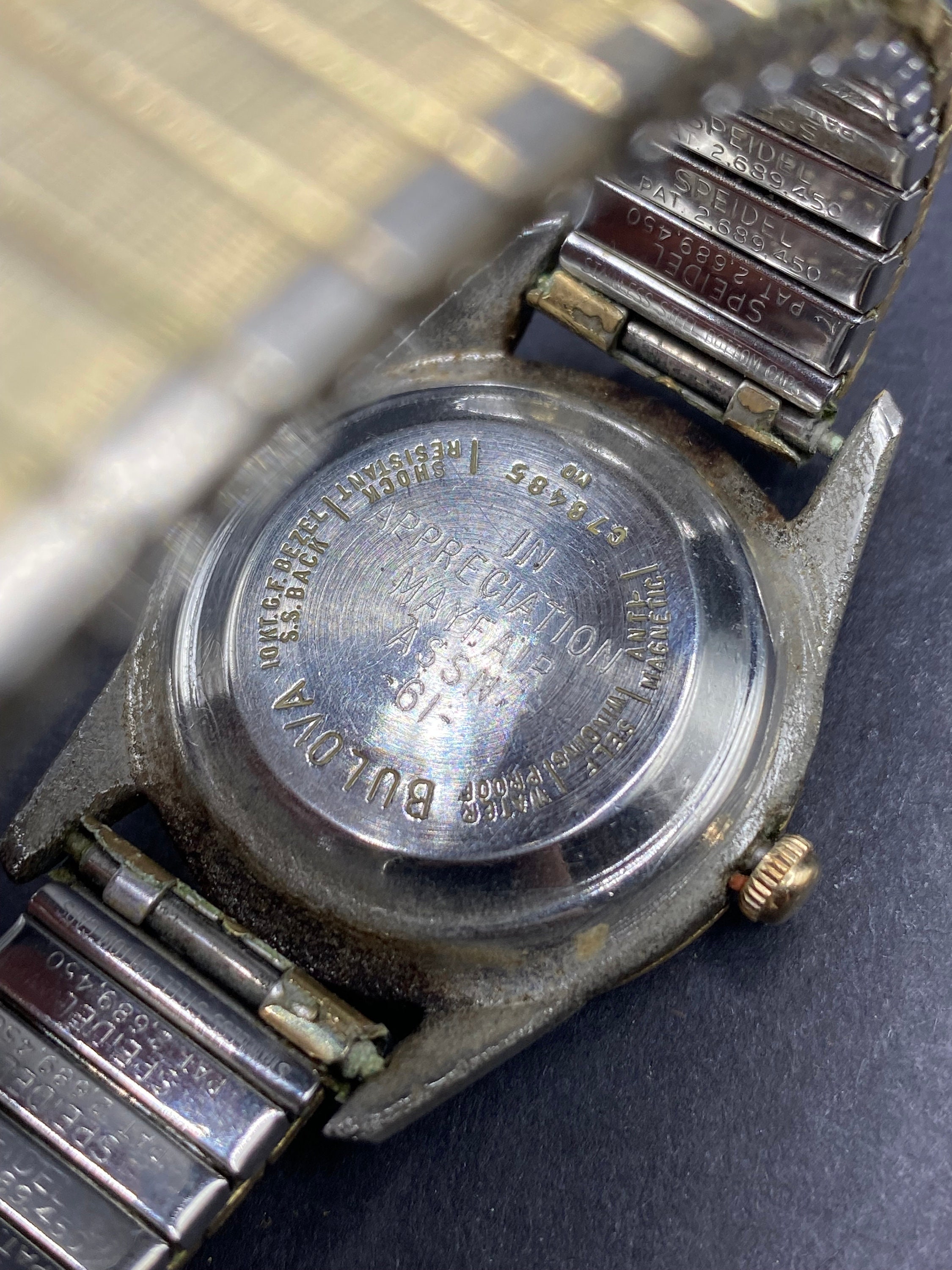 Vintage Bulova 30 Jewels Self Winding Watch - Etsy