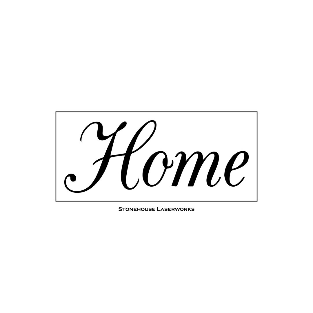 SIGN STENCIL Home 8 X 18 Stencil for Painting, Reusable Stencil - Etsy