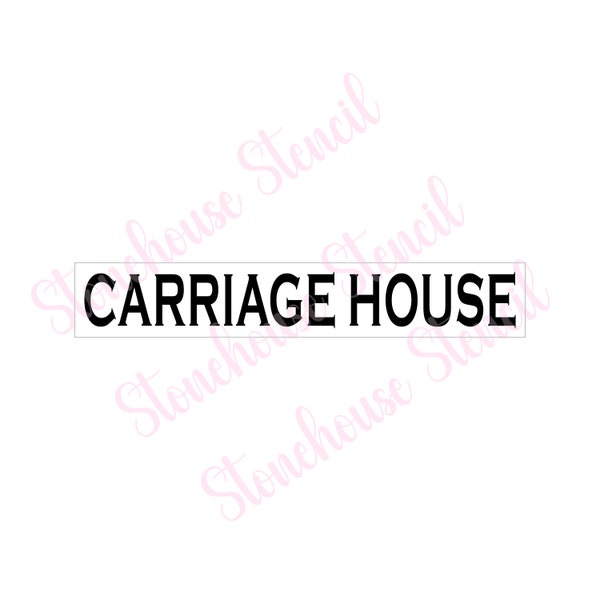 Carriage House Signs - Etsy