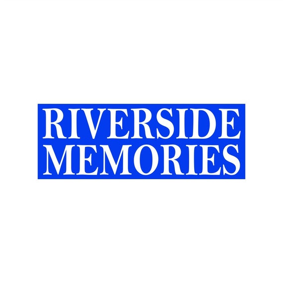 River House Sign Stencil RIVERSIDE MEMORIES 8 X 22 Create | Etsy
