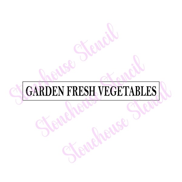 Vegetable Stencil - Etsy