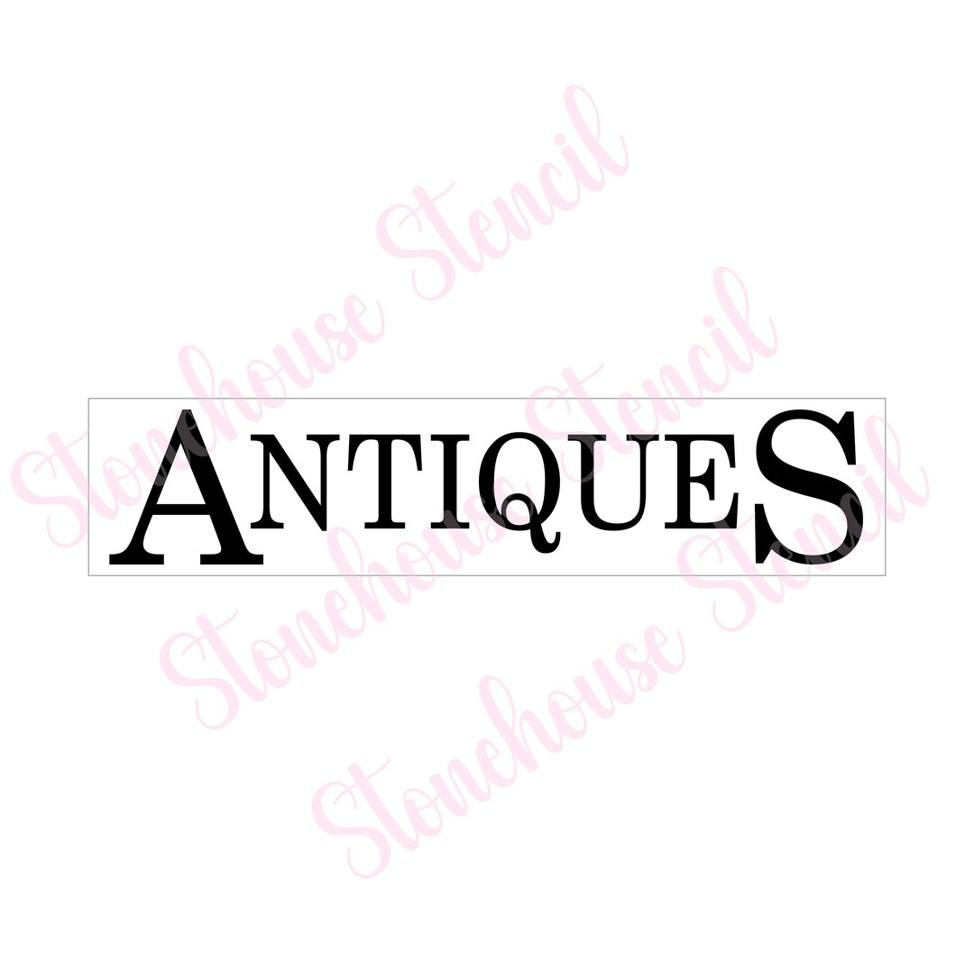 ANTIQUES STENCIL, Reusable Stencil, Stencil for Painting, Stencil for ...