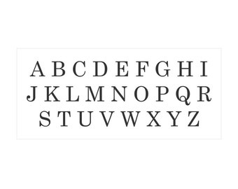 Lower Case Alphabet Stencil BAL Reusable Alphabet Stencil - Etsy
