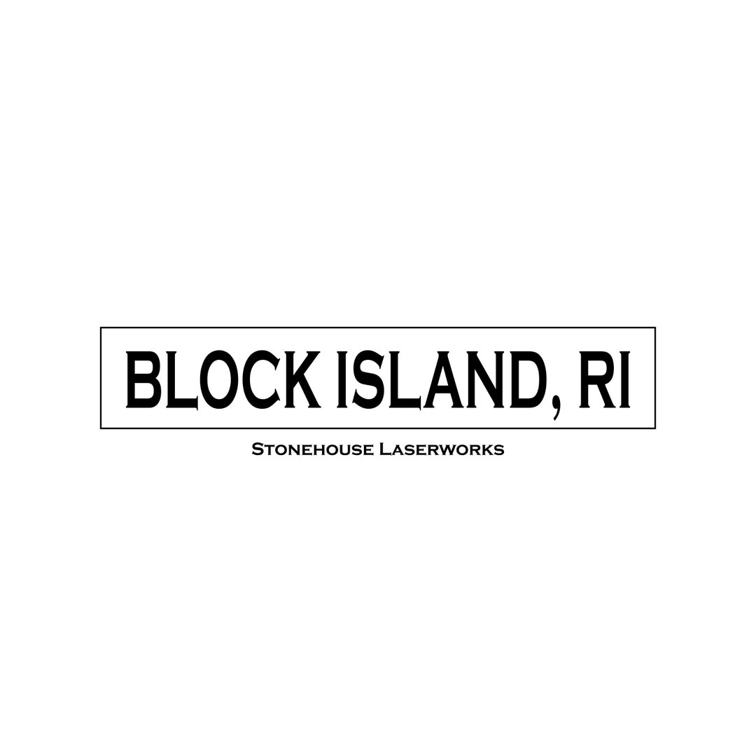 Sign Stencil, BLOCK ISLAND, RI, Available in 2 Sizes, Reusable Stencils ...