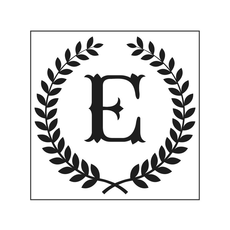 MONOGRAM STENCIL Alphabet A-Z Available 11 X 11 Stencil - Etsy