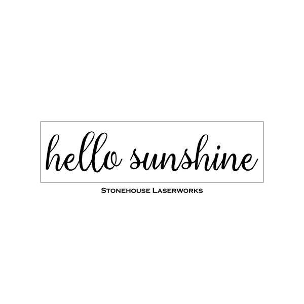 Sunshine Stencil - Etsy