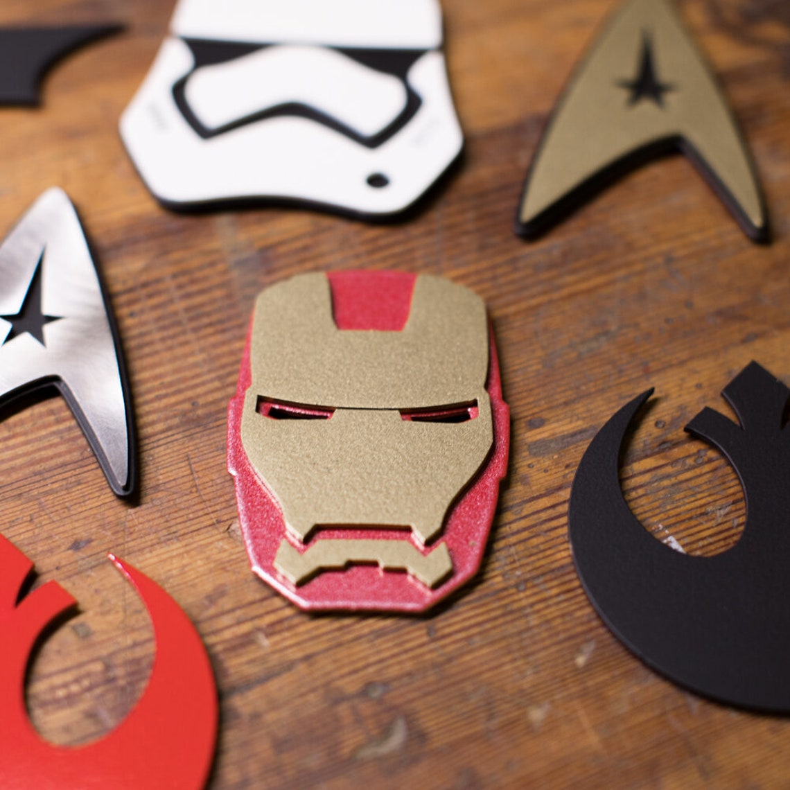 Iron Man Stainless Badge | Etsy