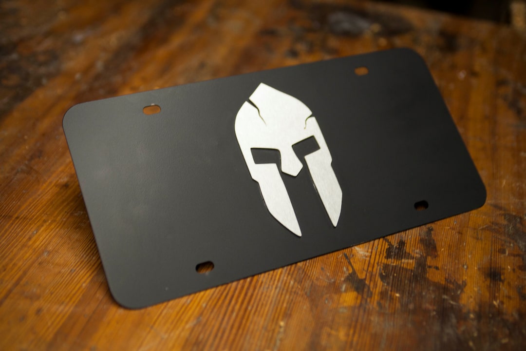 Spartan - License Plate - Etsy