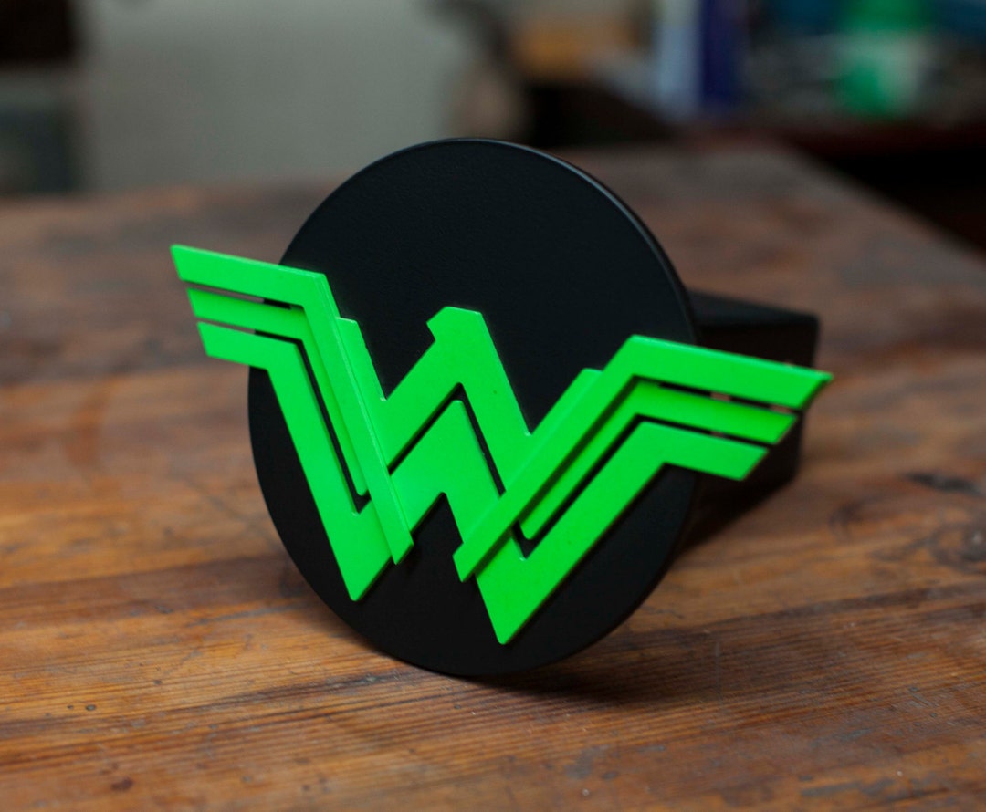 Wonder Woman - Zombie Green - Trailer Hitch Cover - Etsy