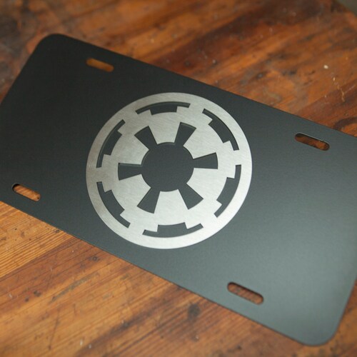 Star Wars Imperial Empire Cog / Crest Custom License Plate - Etsy