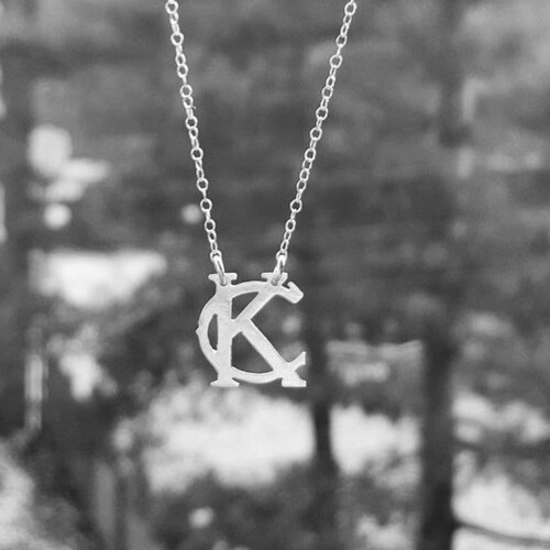 Kansas City Necklace small KC Pendant Necklace - Etsy