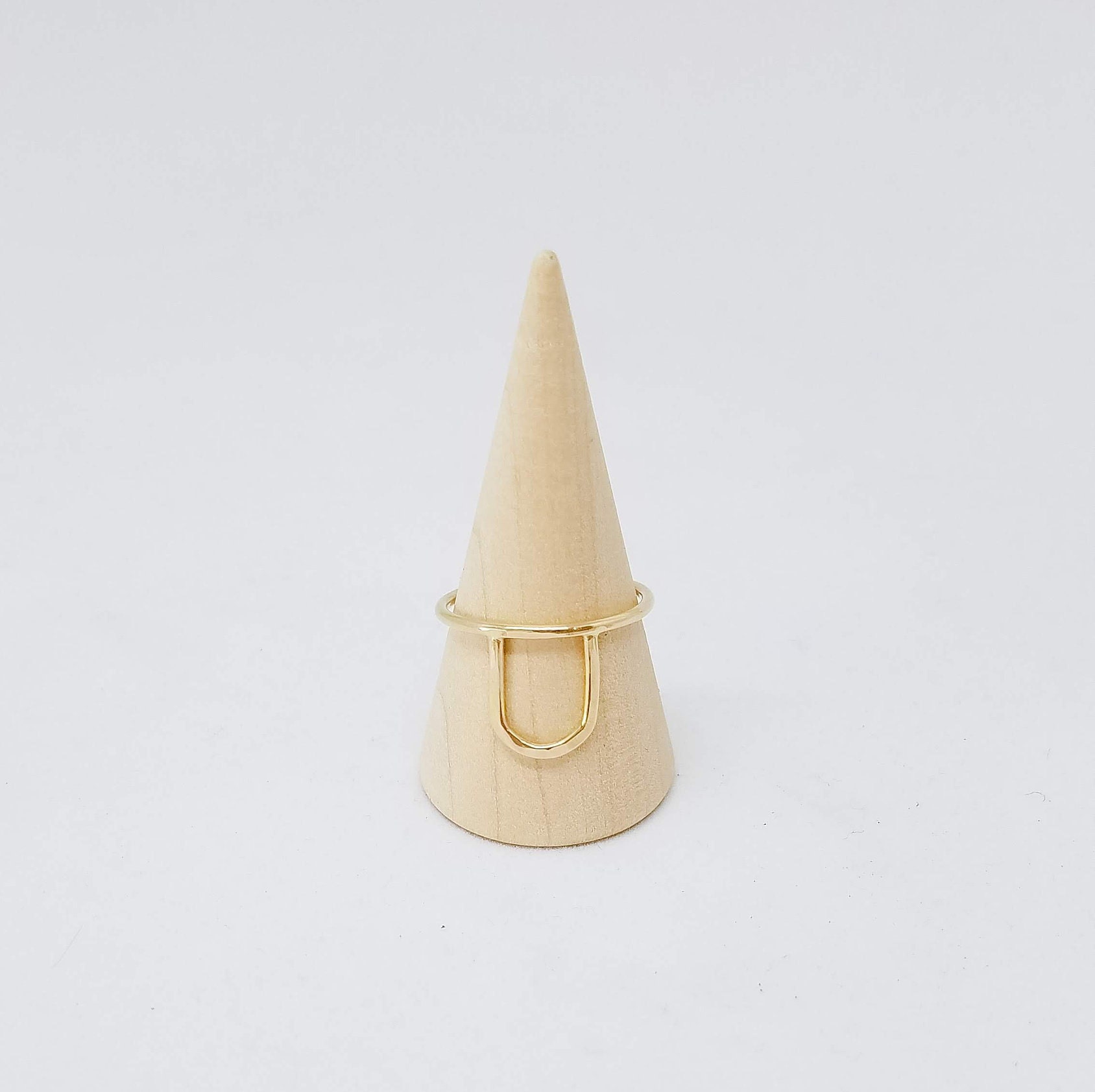 Arch Ring; Silver Arch Ring; Gold Arch Ring; Curve Ring; Angle Ring ...