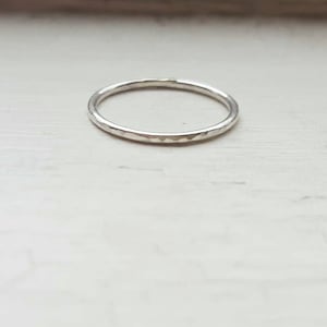 Silver Stacking Rings Set (THREE RINGS); Sterling Silver Rings ...