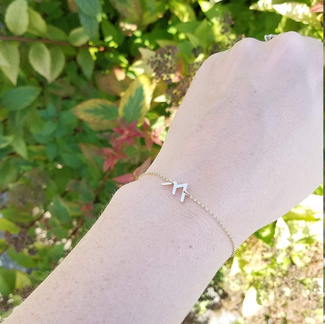 Mountain Bracelet; Mountain Range Bracelet; the Mountains Are Calling ...
