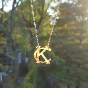 Kansas City Royals Brass, Gold, or Silver Necklace With Dainty Chain ...