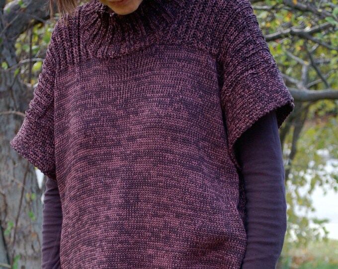 Easy to Knit Tunic Tunic Sweater in Tune Tunic Simple to - Etsy