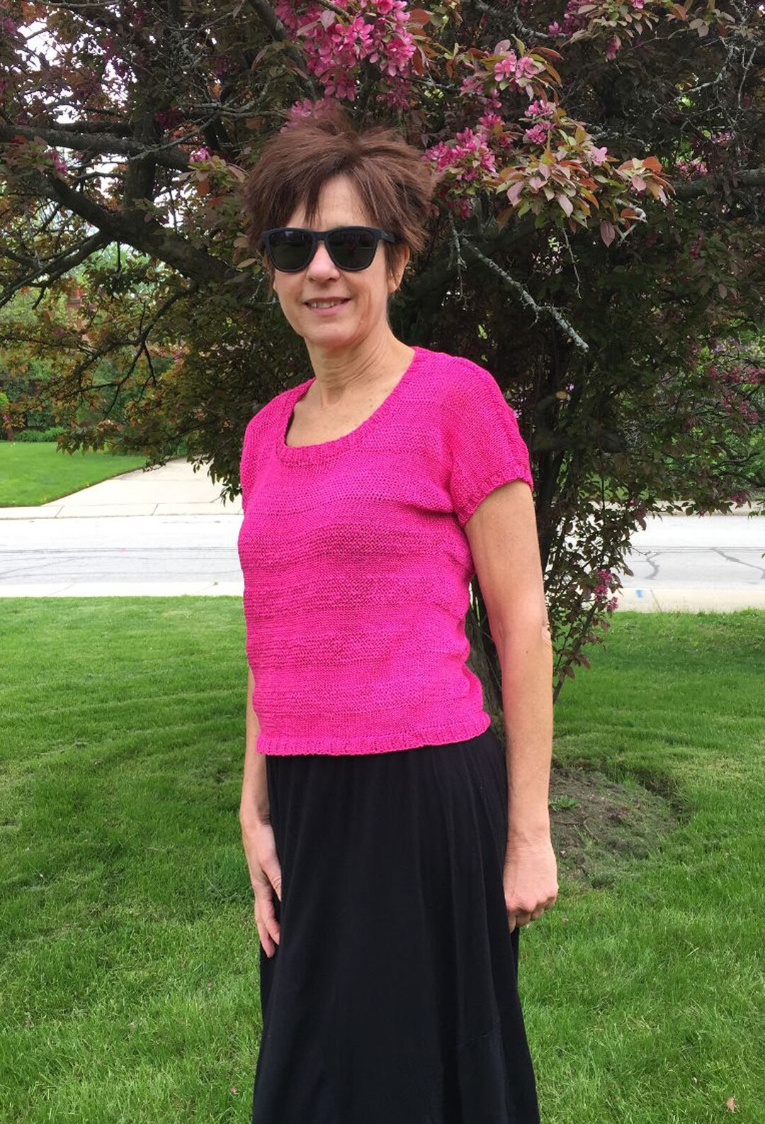 Summer Knit Sweater, Summer Pullover, Knitting Pattern, Women's Knit ...