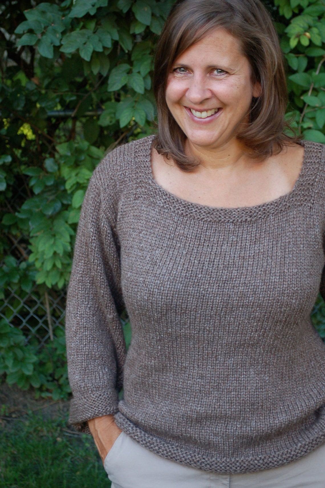 Easy to Knit Sweater, Easy Knitting Pattern, Simple to Knit Sweater ...