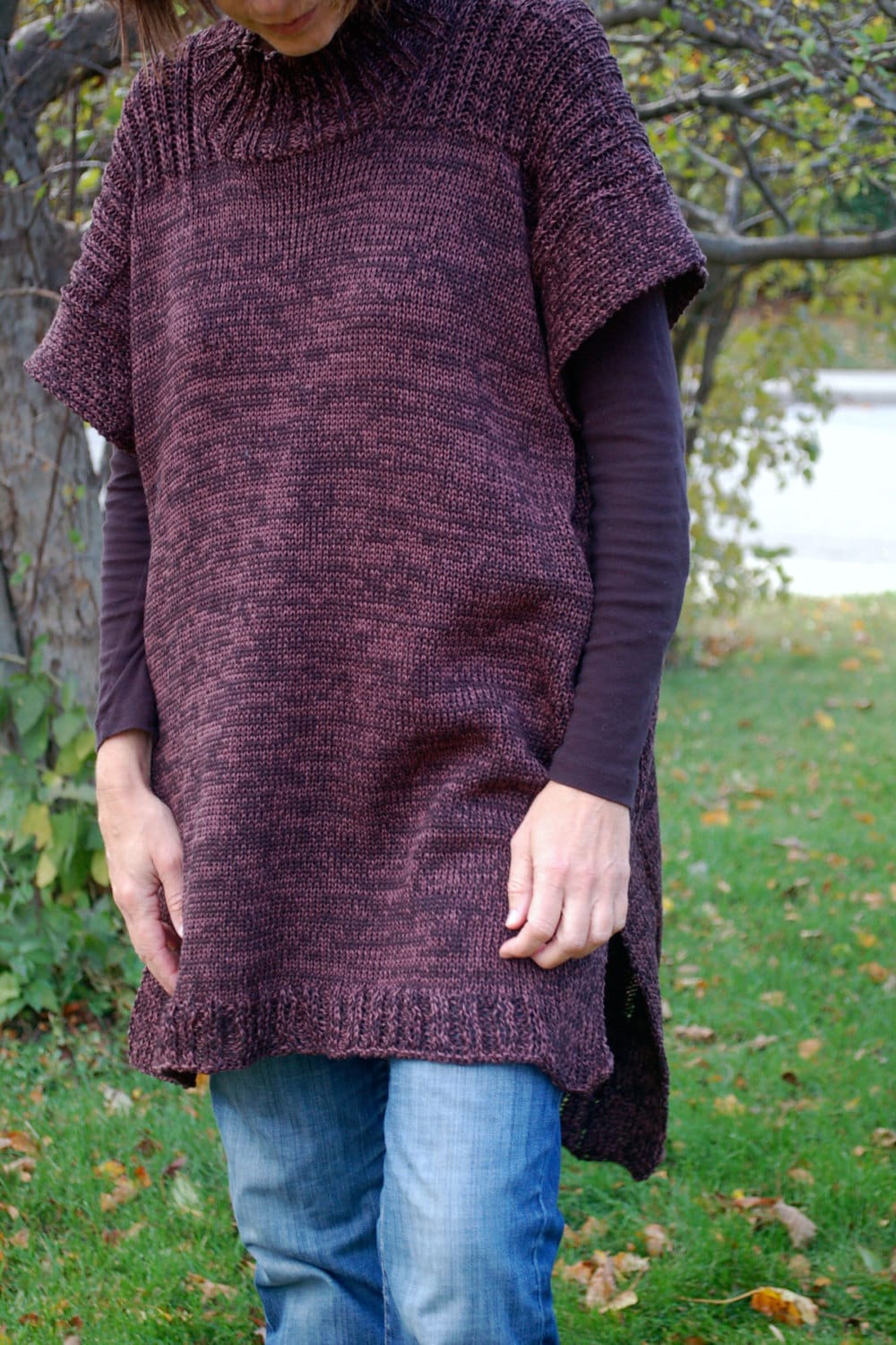 Easy to Knit Tunic, Tunic Sweater, in Tune Tunic, Simple to Knit Tunic ...