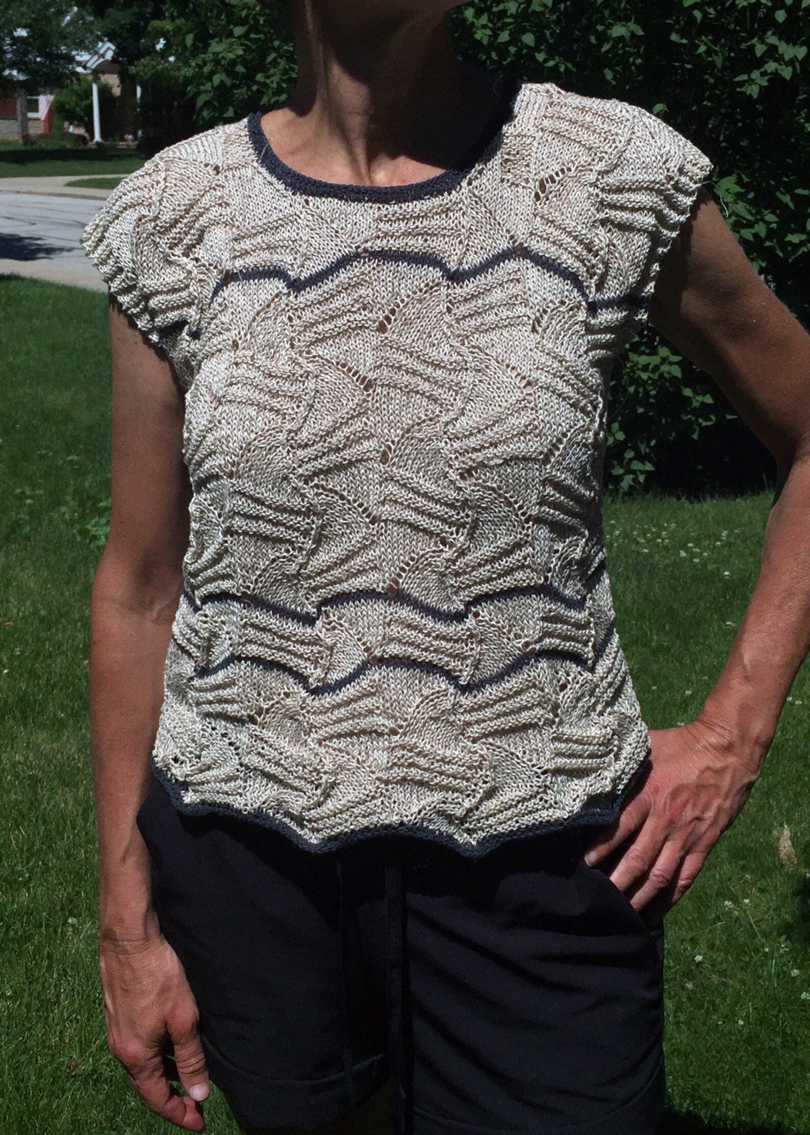 Knit T, Women's Knit T Shirt, Knit Tank, Knitting Pattern, Knit Tee, T ...