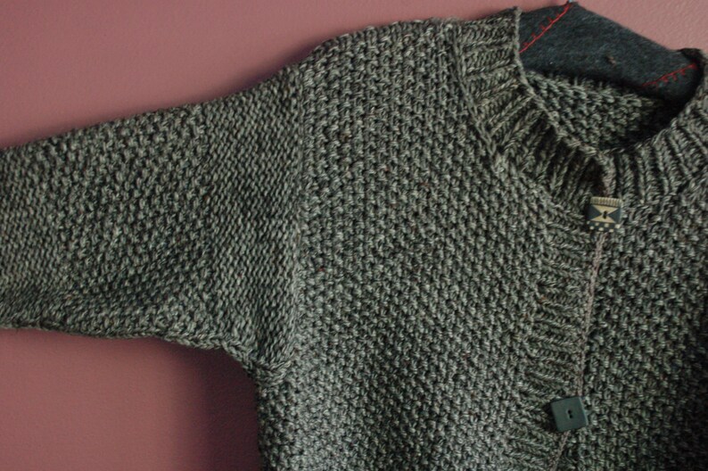 Seed Stitch Coat, Patricia Coat, Knit Coat, Knit Jacket, Knitting ...