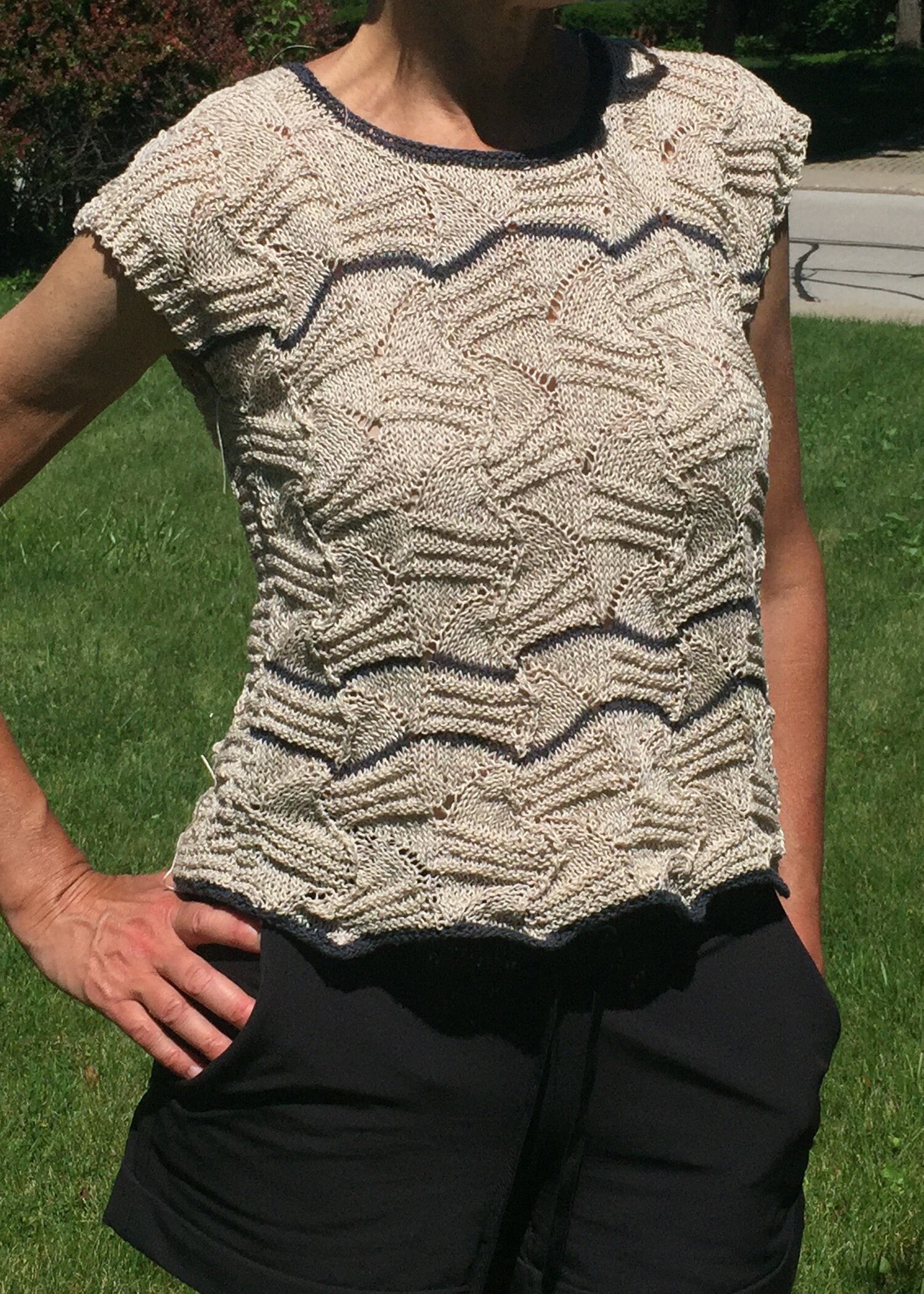 Knit T, Women's Knit T Shirt, Knit Tank, Knitting Pattern, Knit Tee, T ...