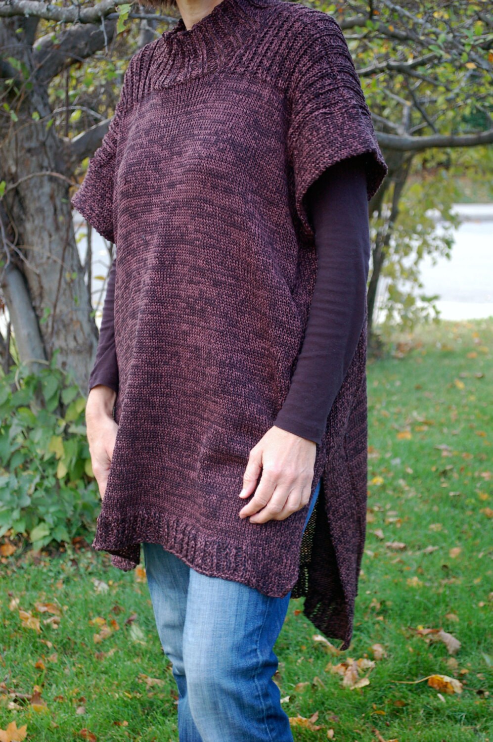 Easy to Knit Tunic, Tunic Sweater, in Tune Tunic, Simple to Knit Tunic ...