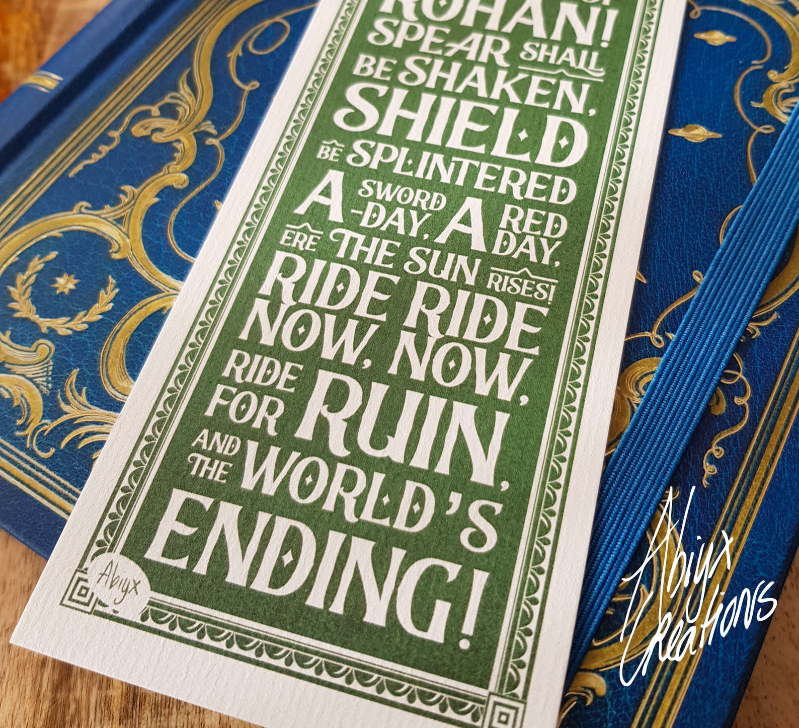 Set of LOTR Bookmarks Lord of the Rings Quote inspired The | Etsy