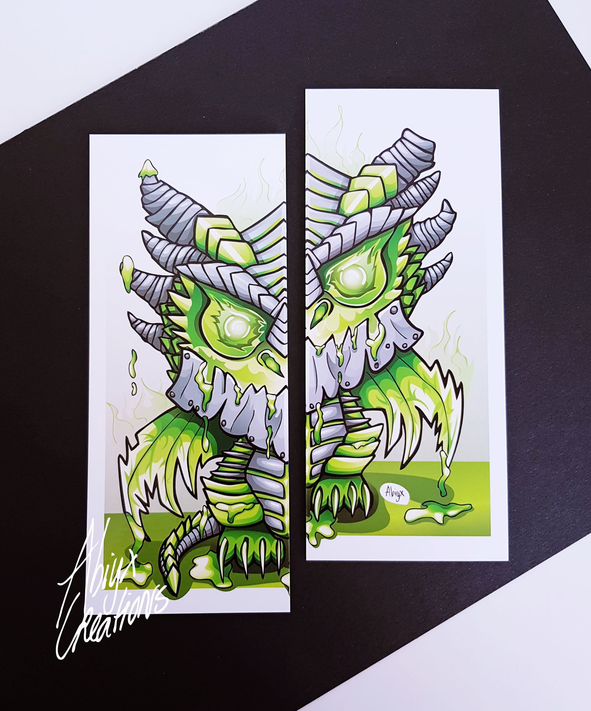 Dragon Bookmark Set of 4 Blizzard World of Warcraft | Etsy