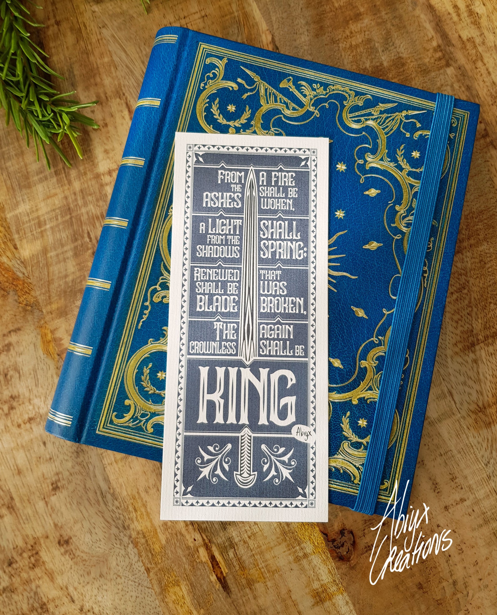 Set of LOTR Bookmarks Lord of the Rings Quote inspired The | Etsy