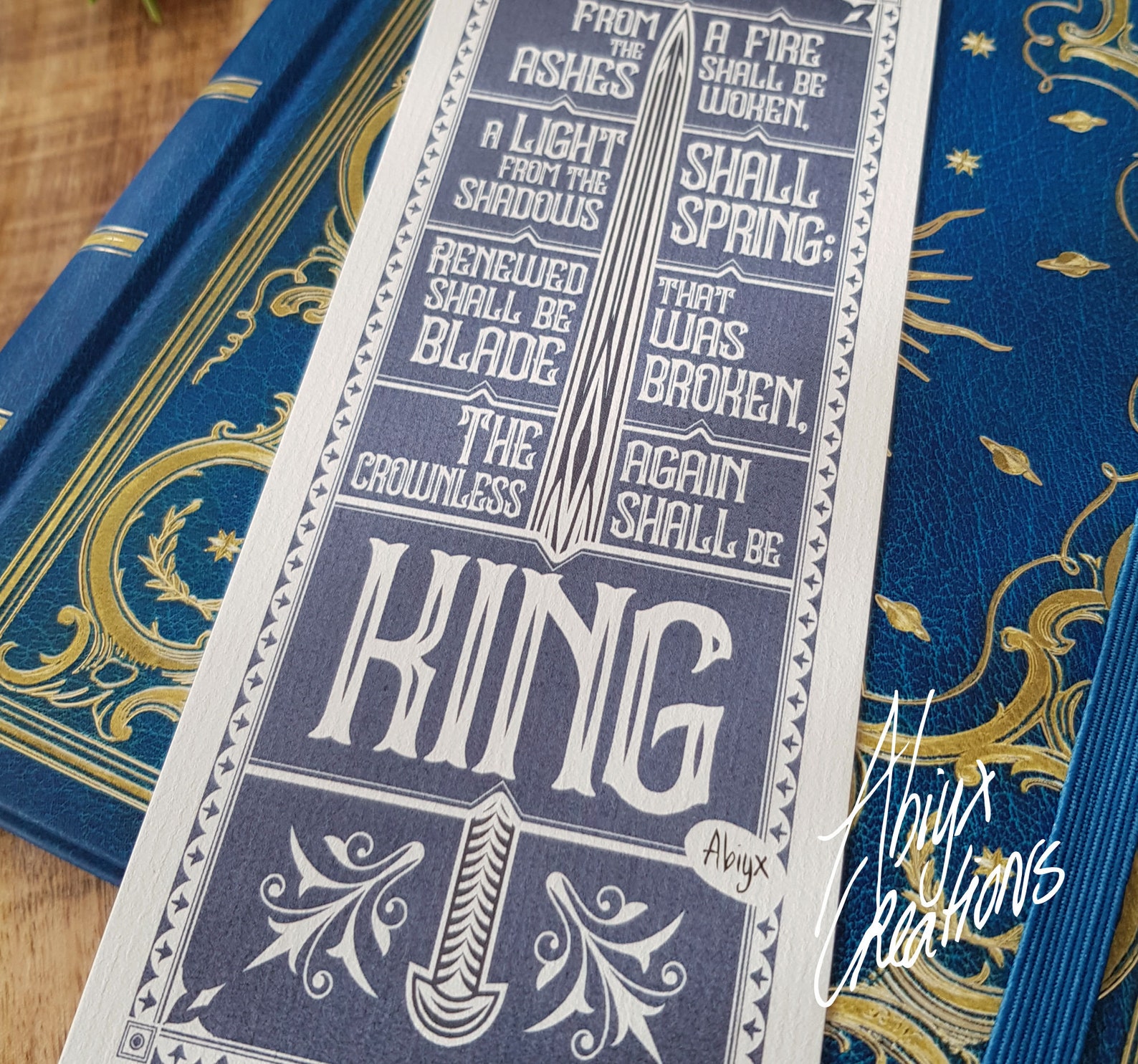 Set of LOTR Bookmarks Lord of the Rings Quote inspired The | Etsy