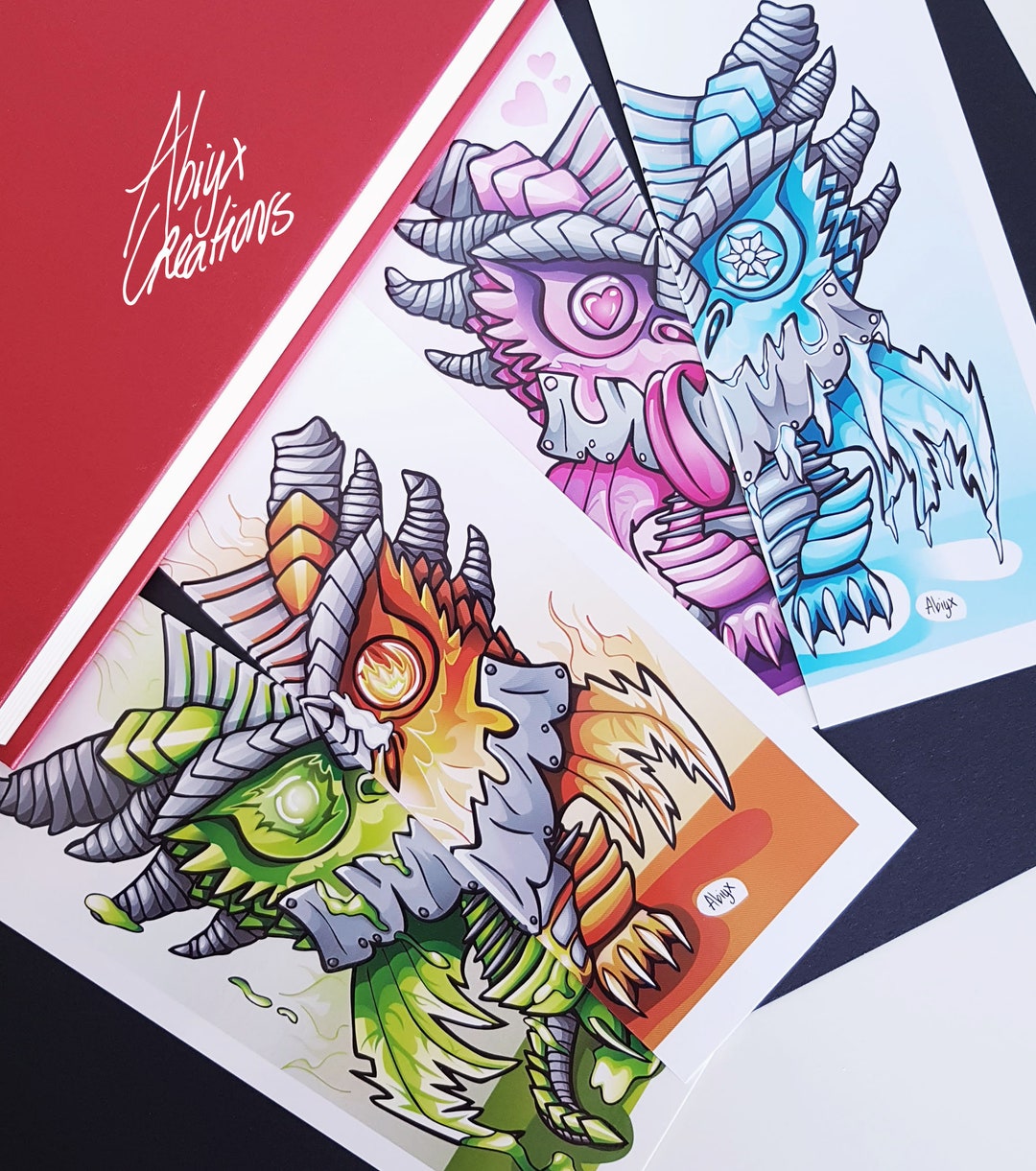 Dragon Bookmark Set of 4 - Blizzard World of Warcraft Deathwing ...