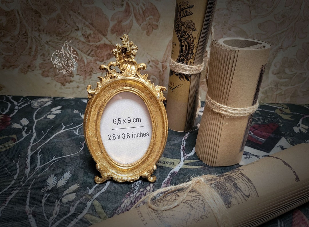 Deluxe Photoframe, Baroque Style, 6,5x9cm, 2.8x3.8 Inches, Photo ...