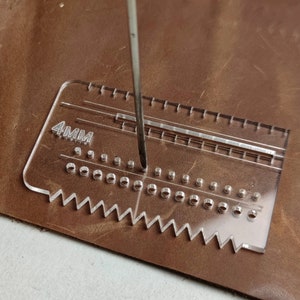 Rivet Placement Template Ruler - Etsy