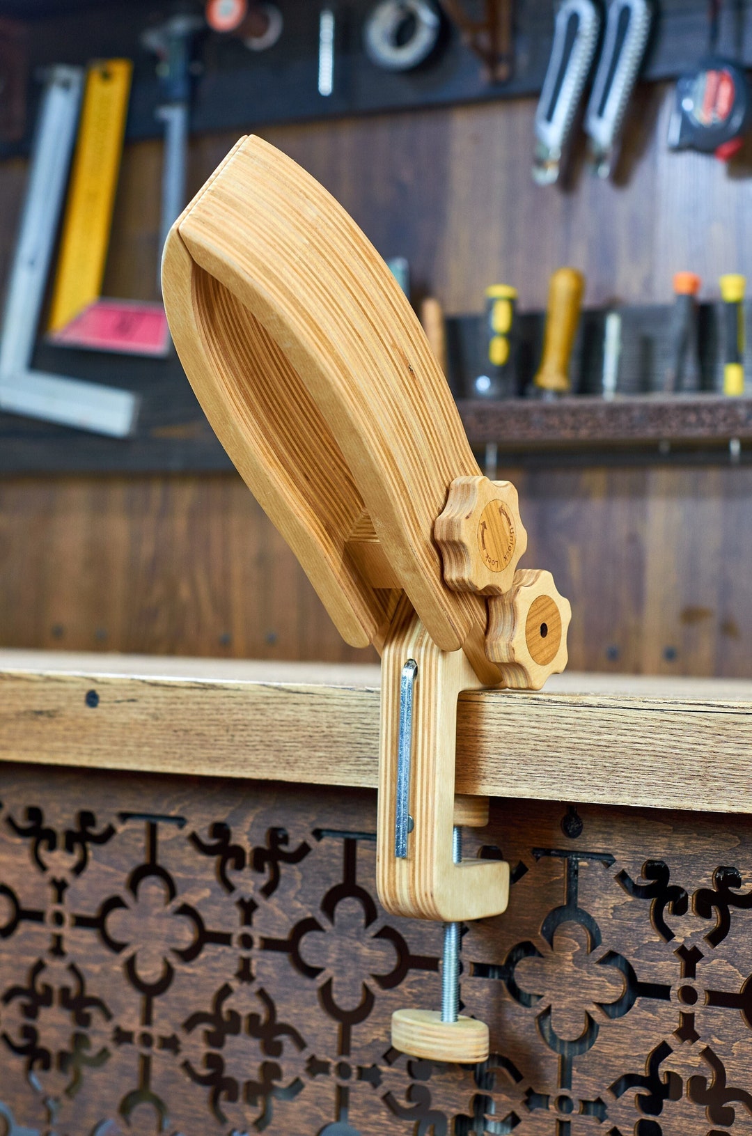 Wooden Stitching Pony for Hand Sewing Leather, Middle Size Stitching ...