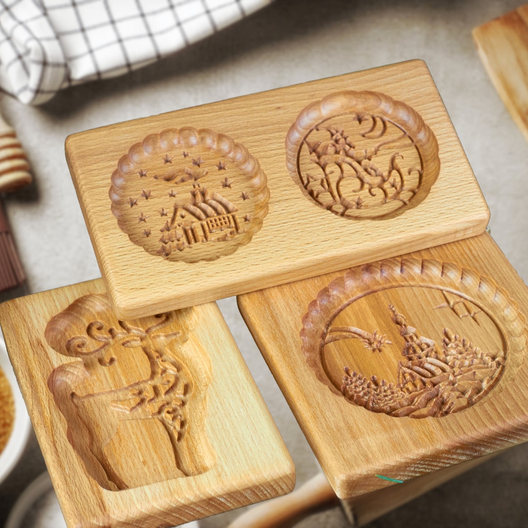 Сhristmas Cookie Cutters Set With Gingerbread Recipe, Deer Christmas ...